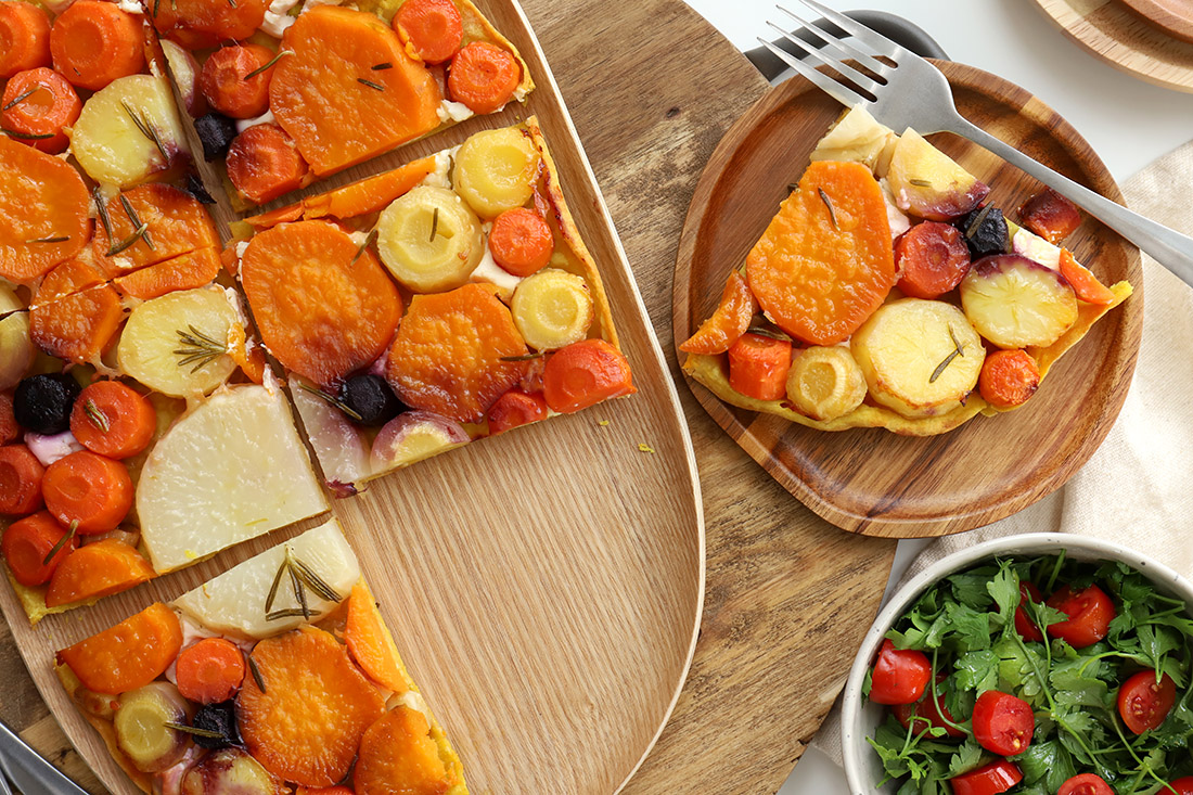 טארט טאטן ירקות שורש שגונב את ההצגה | אז מה את עושה כל היום